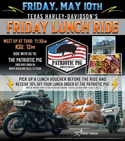 Friday Lunch Ride | D/FW Texas USA Chapter #5264 | Bedford Texas | H.O.G.